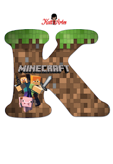 Abecedario de Minecraft. Minecraft Alphabet. - Oh my Alfabetos!