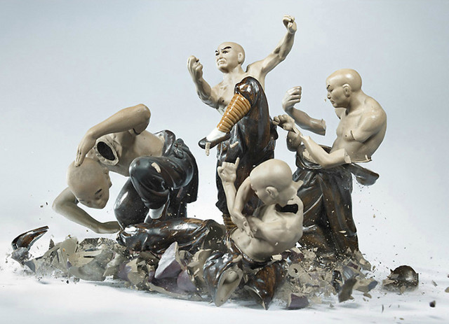 JIMSMASH ! ! !: DROPPED PORCELAIN FIGHTING FIGURES PHOTOGRAPHED THE ...