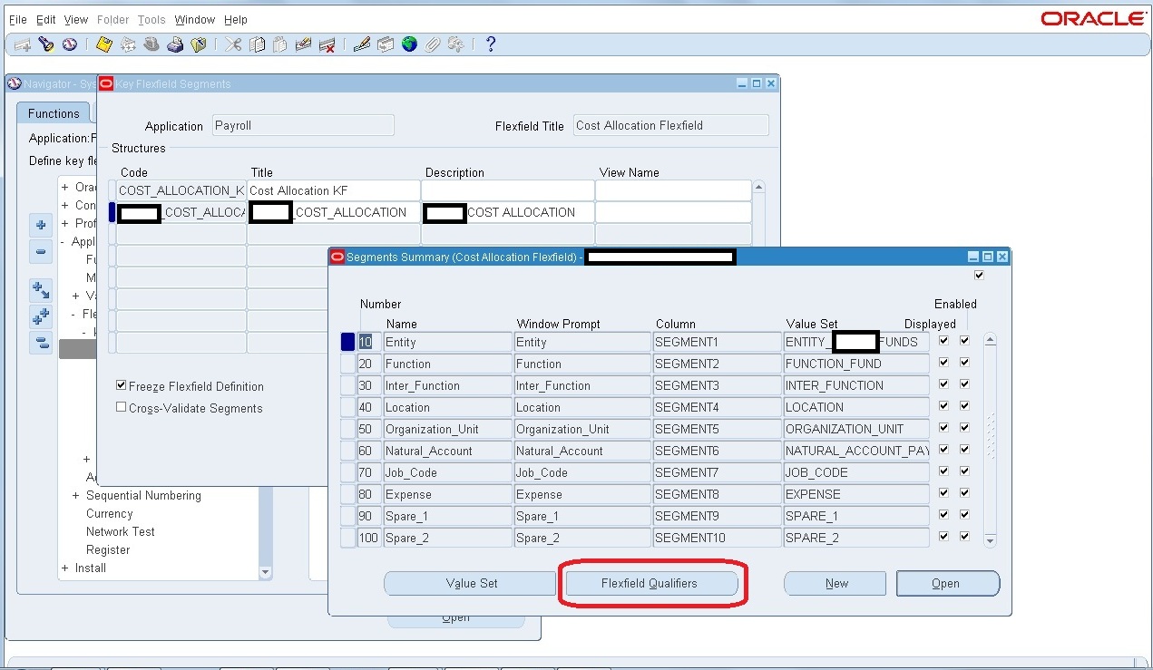 My Oracle World: Flexfield Qualifiers in Oracle Apps