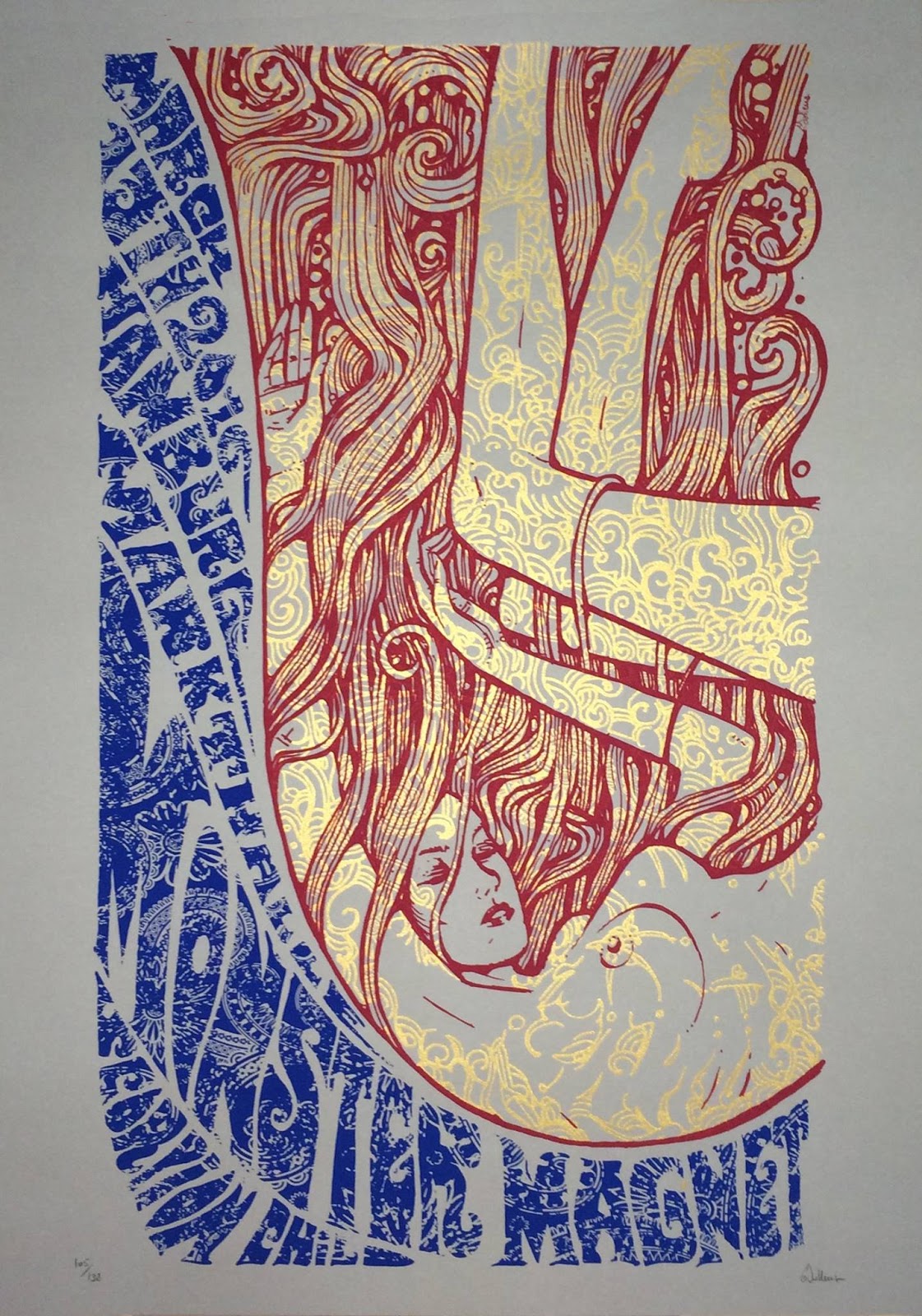 INSIDE THE ROCK POSTER FRAME BLOG: Malleus Monster Magnet European Tour ...