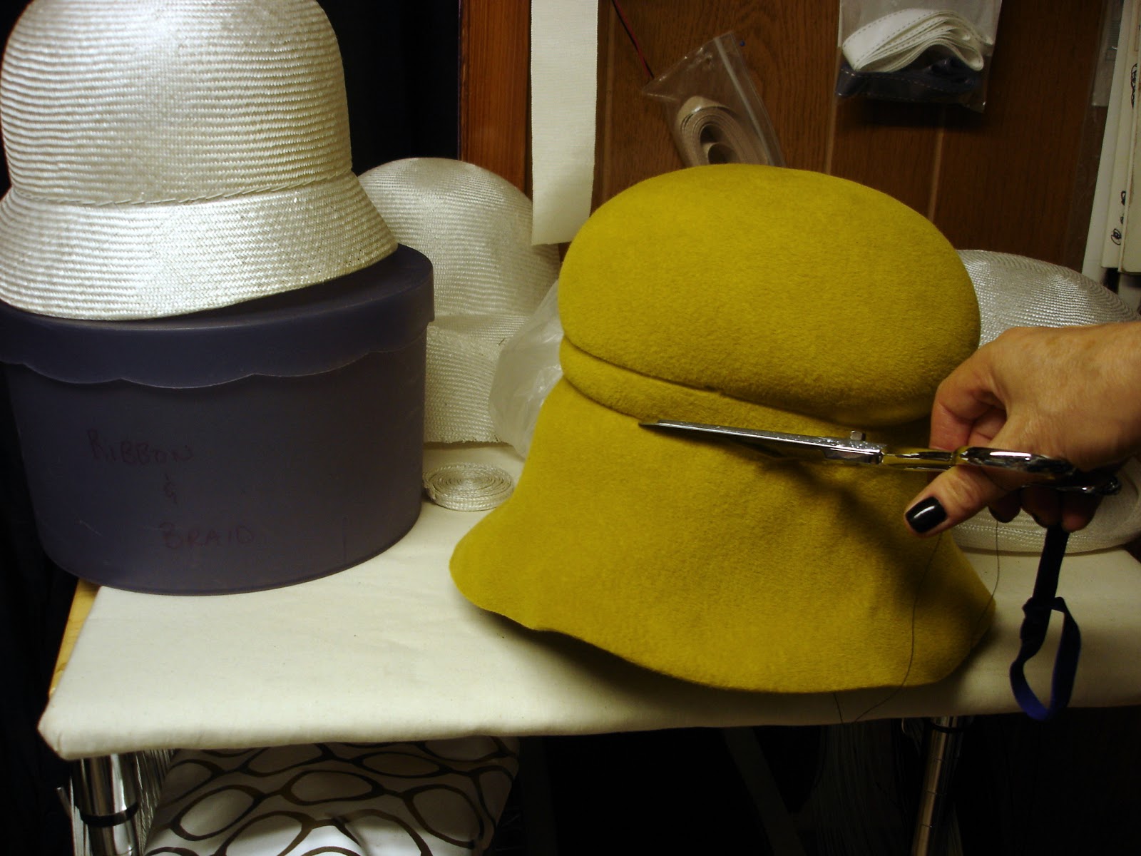 THE MILLINERY SHOP: Handmade Hats by MARCIA LACHER: Blocking a Hat