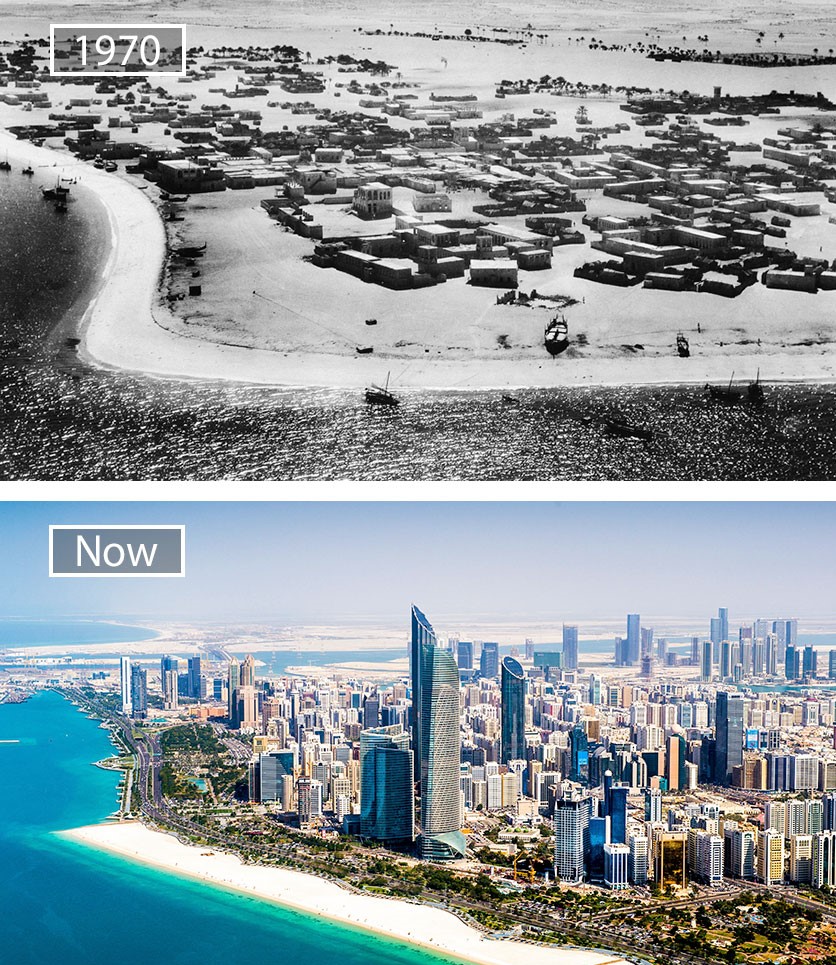 Bytes: 23 Before and after pics of incredible places, Part 1