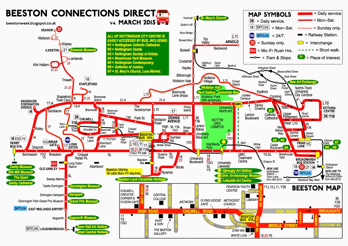 Beeston Week: Beeston transport connections direct and the disappearing ...