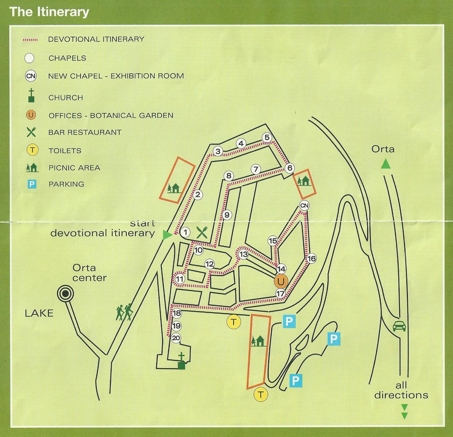 Orta San Giulio Italy Map