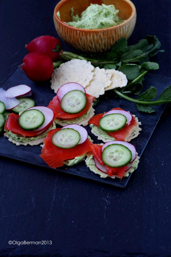 Mango & Tomato: Fancy Avocado & Smoked Salmon Tea Sandwiches