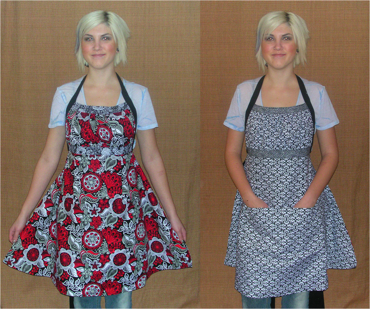 Applique Addict: Finished Aprons
