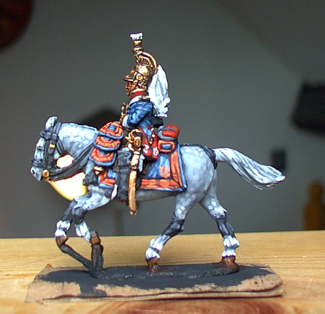 Painting Lead and other stuff.: 28mm Napoleonic French Cavalry 1814-1815