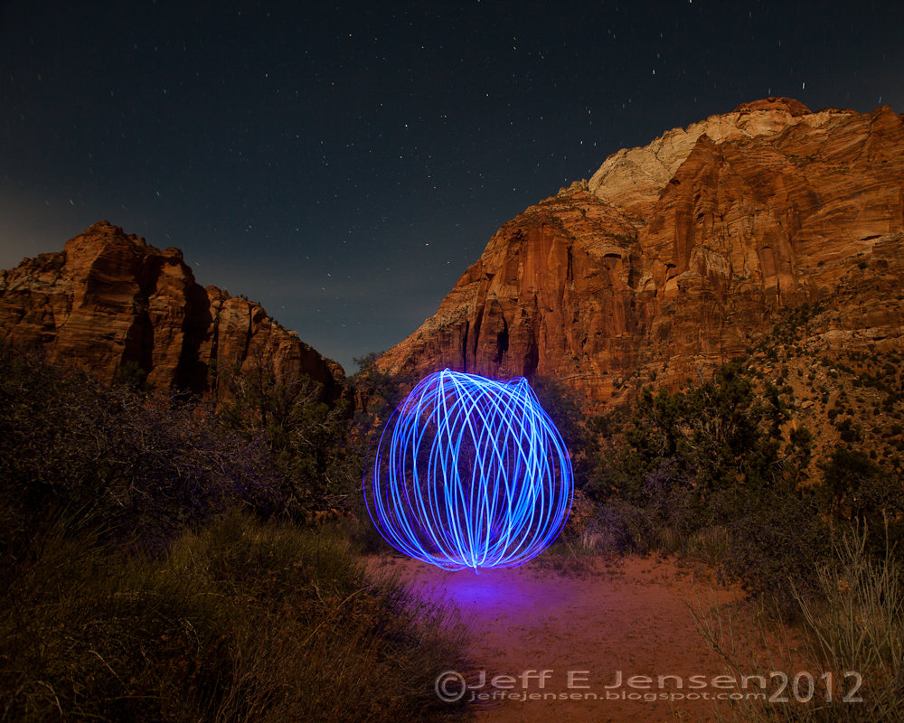 The World As I See It: Light Painting in Zion