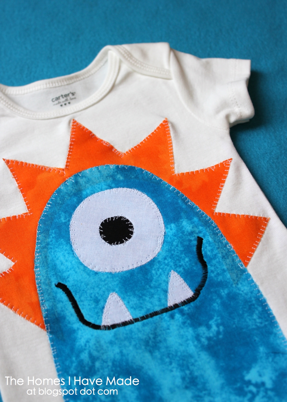 Henry's "Little Monster" Onesie - The Homes I Have Made