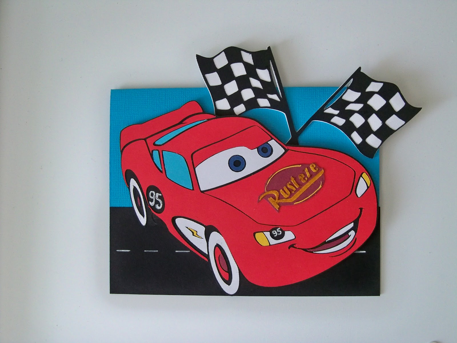 Addicted to the Cricut: Cars Birthday Card