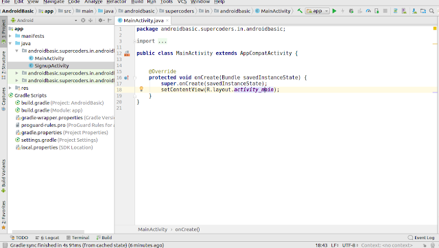 Android Input Form Example - Supercoders | Web Development and Design ...