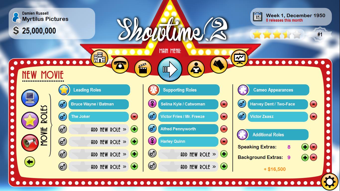 Showtime! 2 Devblog: February 2015