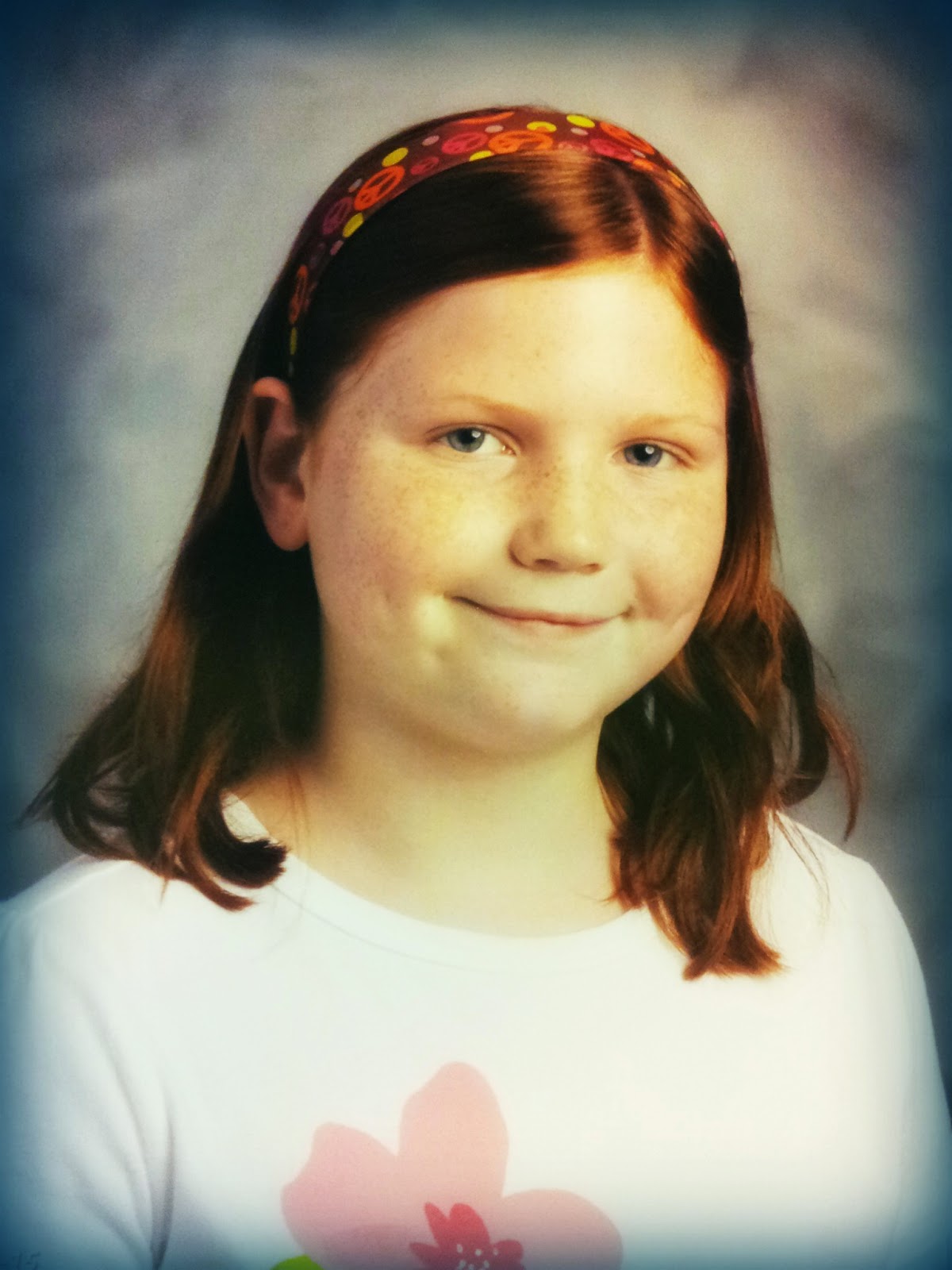 The Clapper Family Chronicles: Gracie 5th Grade School Portrait