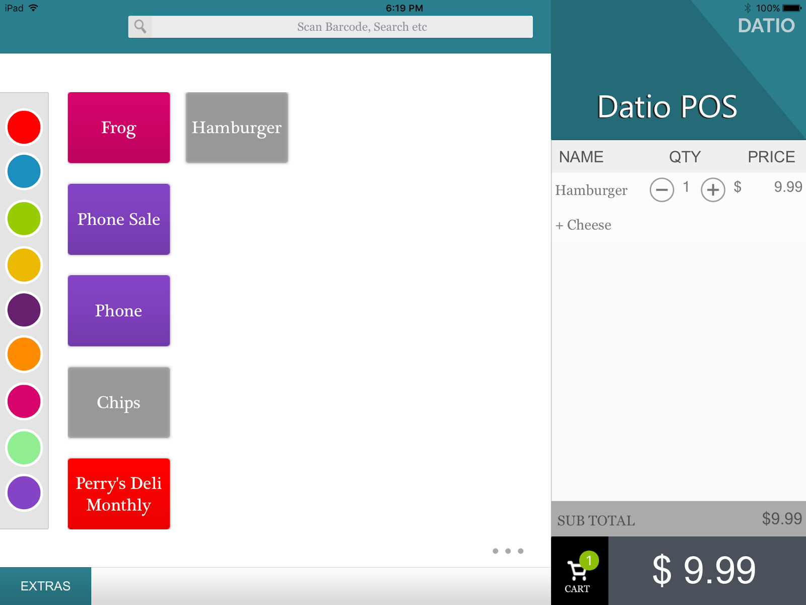 Datio POS News and How-To Posts | Blog: Item modifiers, what they are ...
