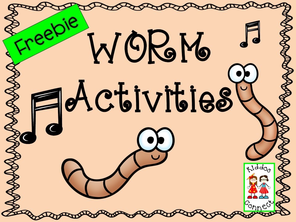 Kiddos Connect Blog: Wiggle Worms Unit and Close (and a freebie too!)