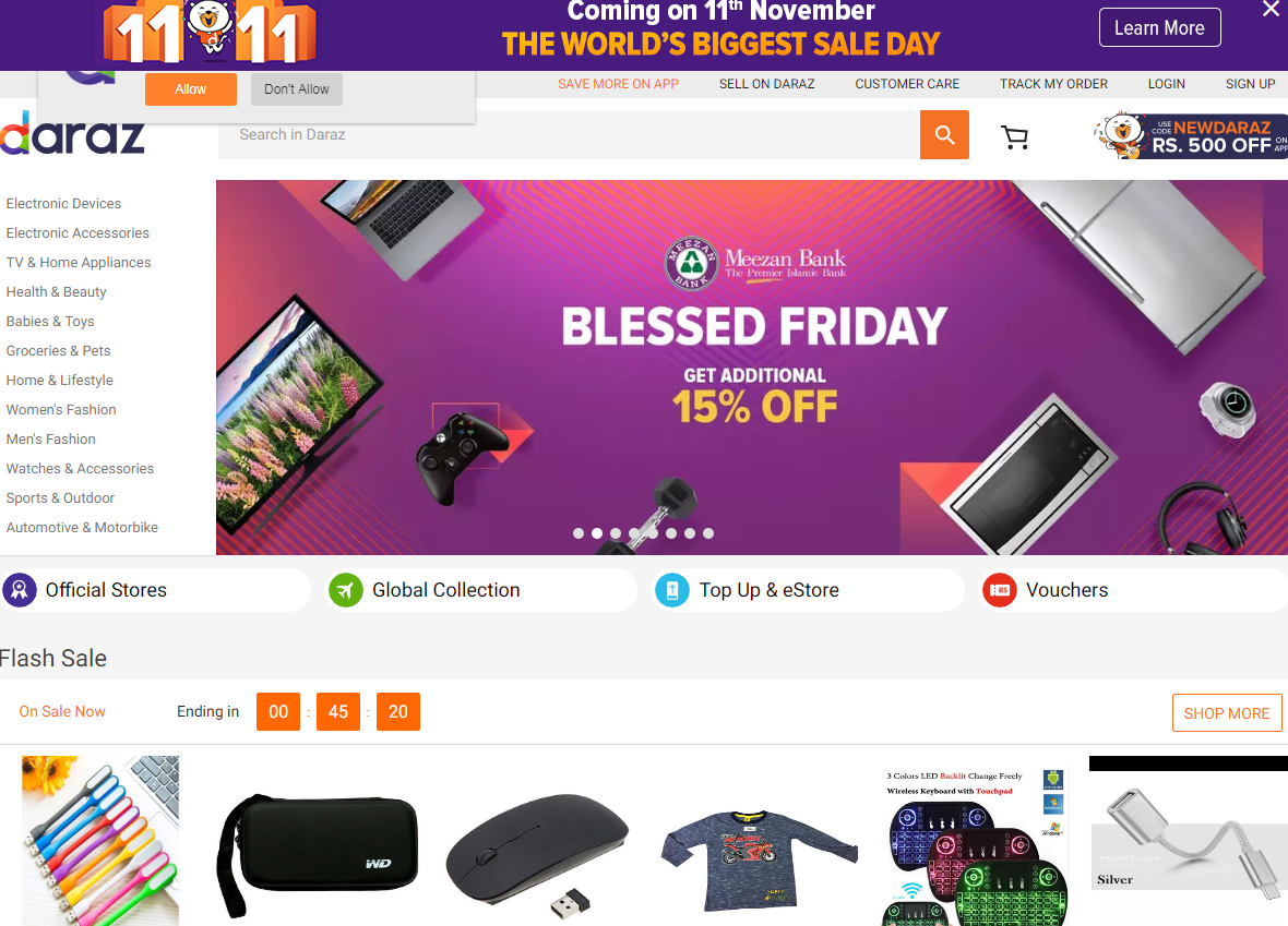 Top 5 online shopping sites in Pakistan