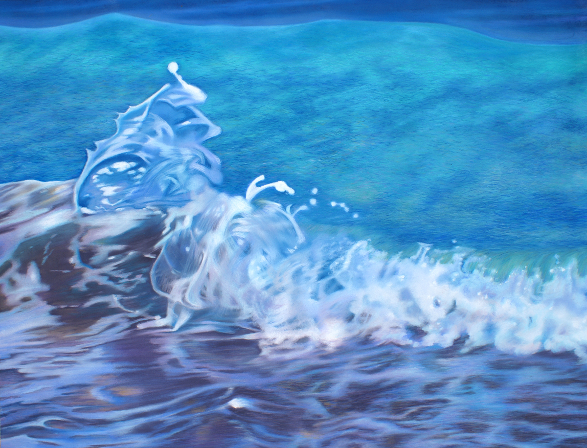 The Art of John Bittinger Klomp: Pastel Paintings of Waves