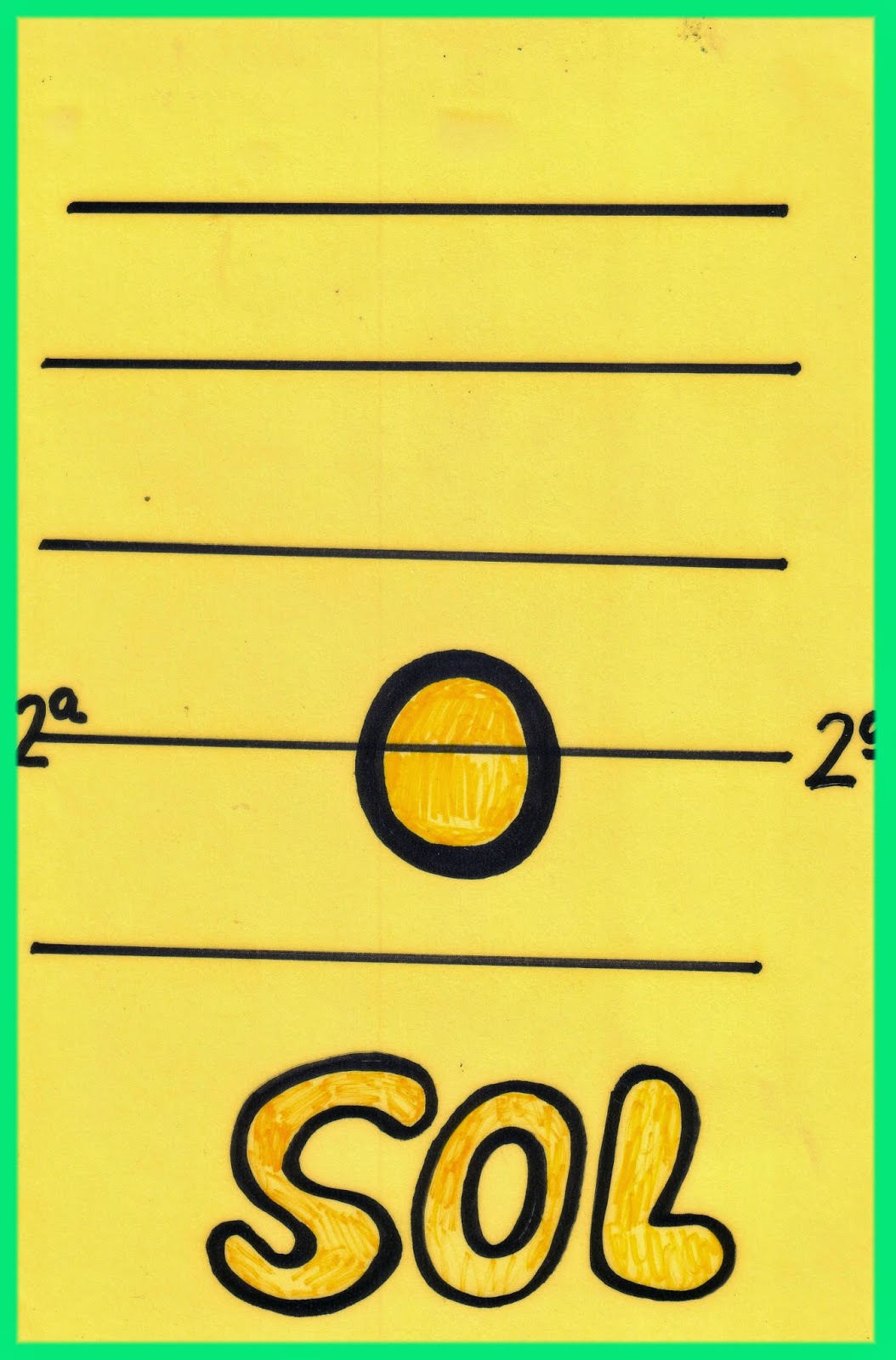 CONOCEMOS LAS NOTAS: SOL