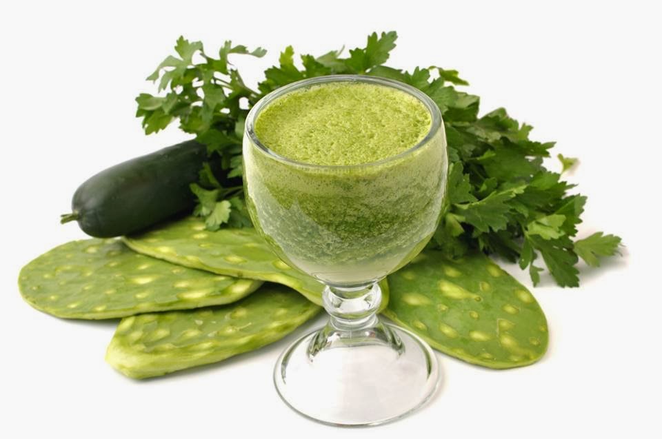 Cositas y Cosas curiosas: Jugo de nopal con apio, piña, toronja y miel.