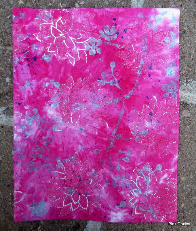 Julie Stocker Quilts at Pink Doxies: Adding Layers to Hand Dyed Fabric ...