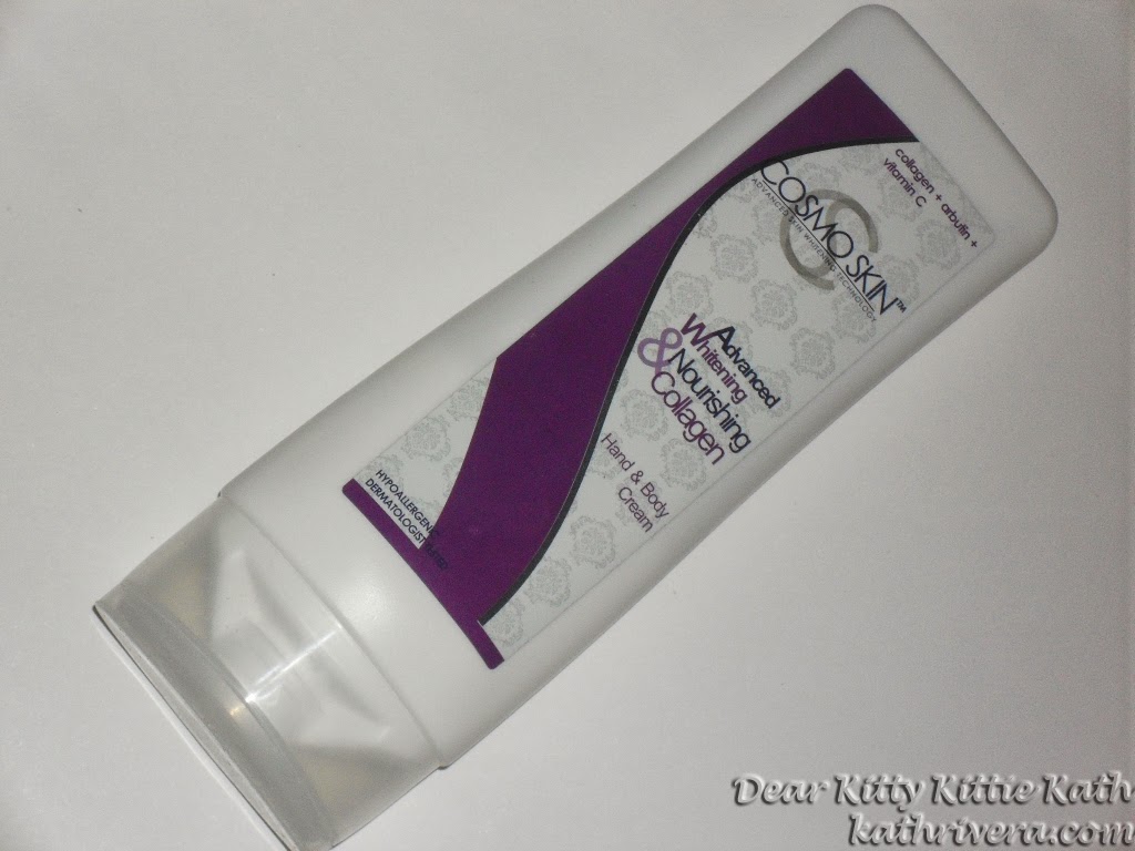 Product Review: Cosmo Skin Collagen Hand and Body Cream | Dear Kitty Kittie Kath- Top Lifestyle ...