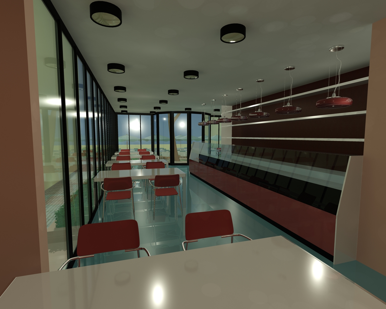 NLR Arquitectos Associados: Bar do Hospital dos Capuchos . Lisboa