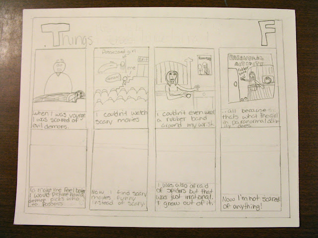 Coonley Art Studio: Autobiographical Comic Strips