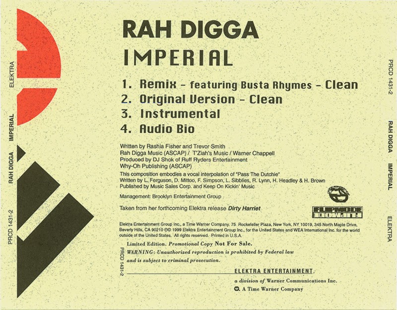Promo, Import, Retail CD Singles & Albums: Rah Digga - Imperial ...