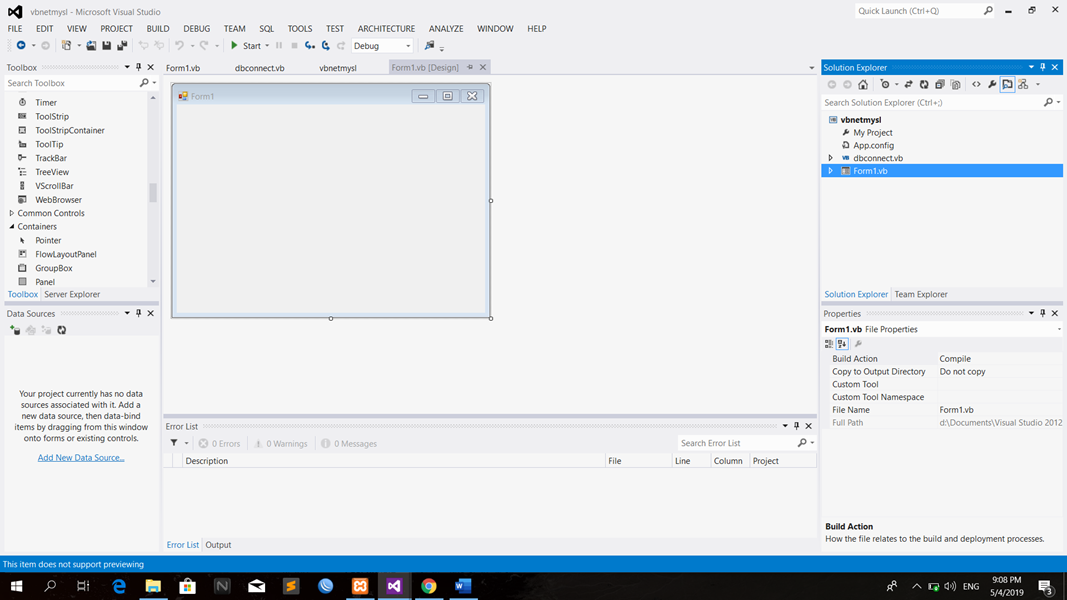 Visual Basic 2012 connecting MySQL Database ~ Klase Notes Visual Basic 2012 connecting MySQL Database ~ Klase Notes