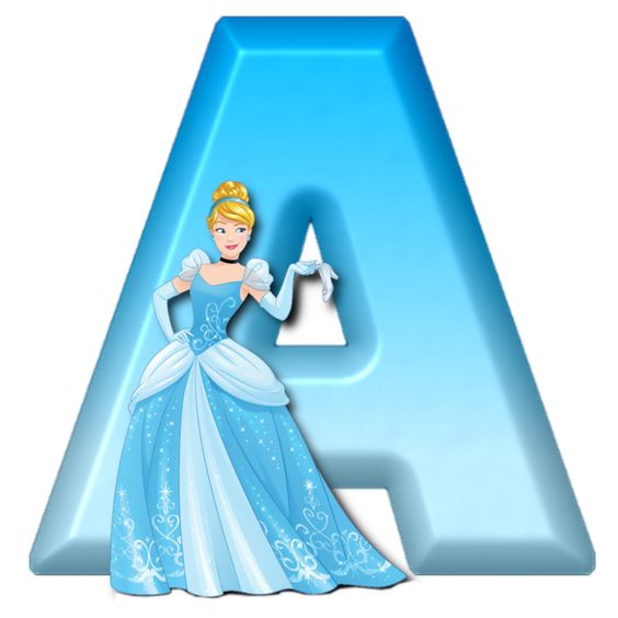 Cinderella Letters. Letras con Cenicienta. - Oh my Alfabetos!