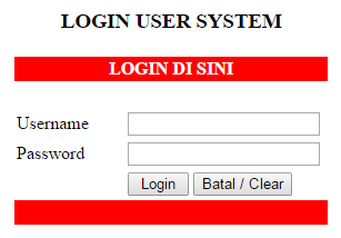 Membuat Form Login menggunakan Session pada PHP - Belajar Coding