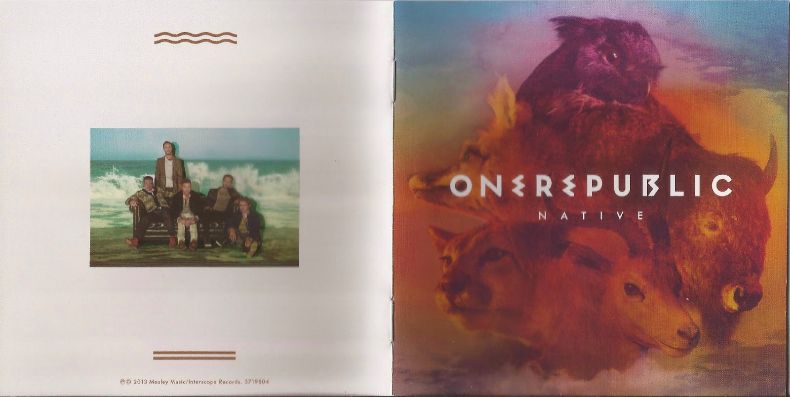Encarte: OneRepublic - Native - Encartes Pop