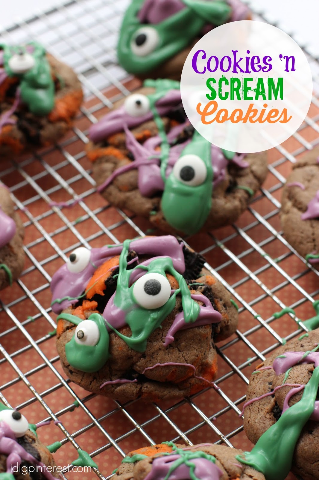 Cookies ‘n Scream Cookies - I Dig Pinterest