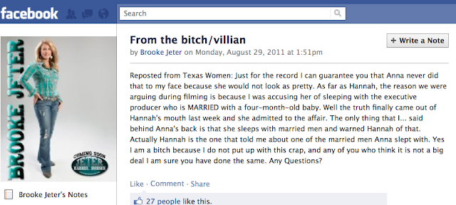 Brooke Jeter gives Hannah Helvey the Smackdown ~ Oh So Cynthia