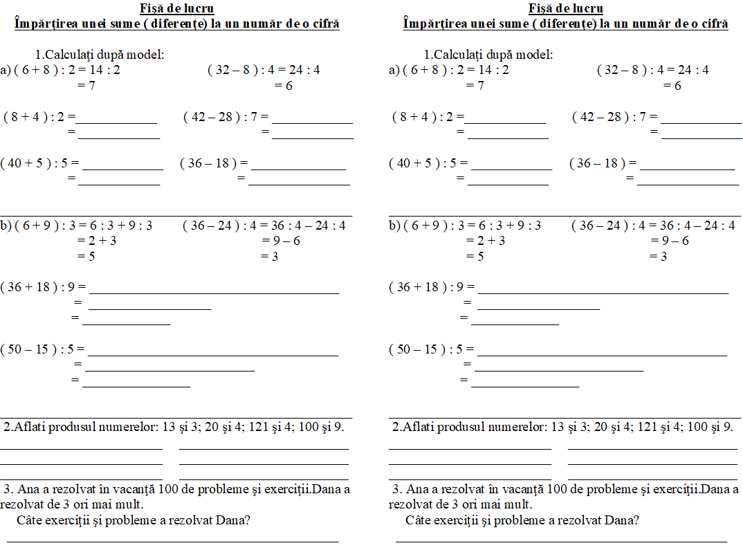 EDUCATIA CONTEAZA : ADUNARI SI SCADERI (0-1 000 000) - CU SI FARA ...
