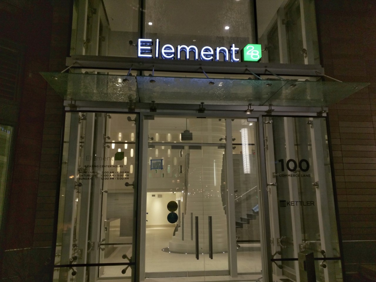 Robert Dyer @ Bethesda Row: Lighted signs installed at Element 28 ...