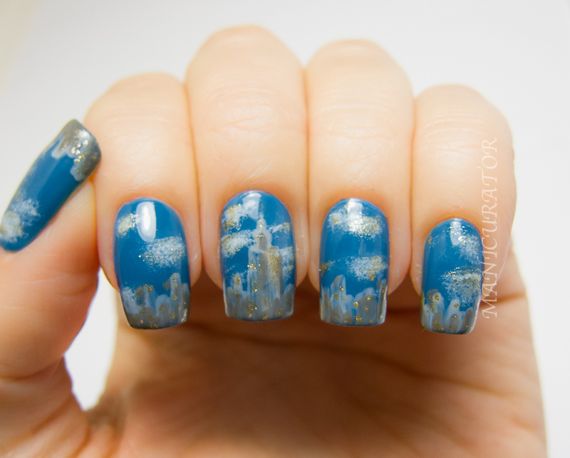 31DC: Day 24 - Inspired by a book (Kavalier and Clay nail art)