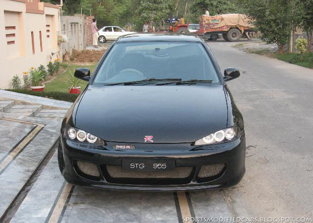 Modified Black Civic in Sialkot | Sport Cars