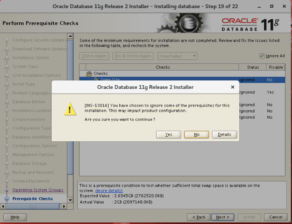 Oracle Database 11.2.0.4 Installation and Configuration on Linux 7.5 ...