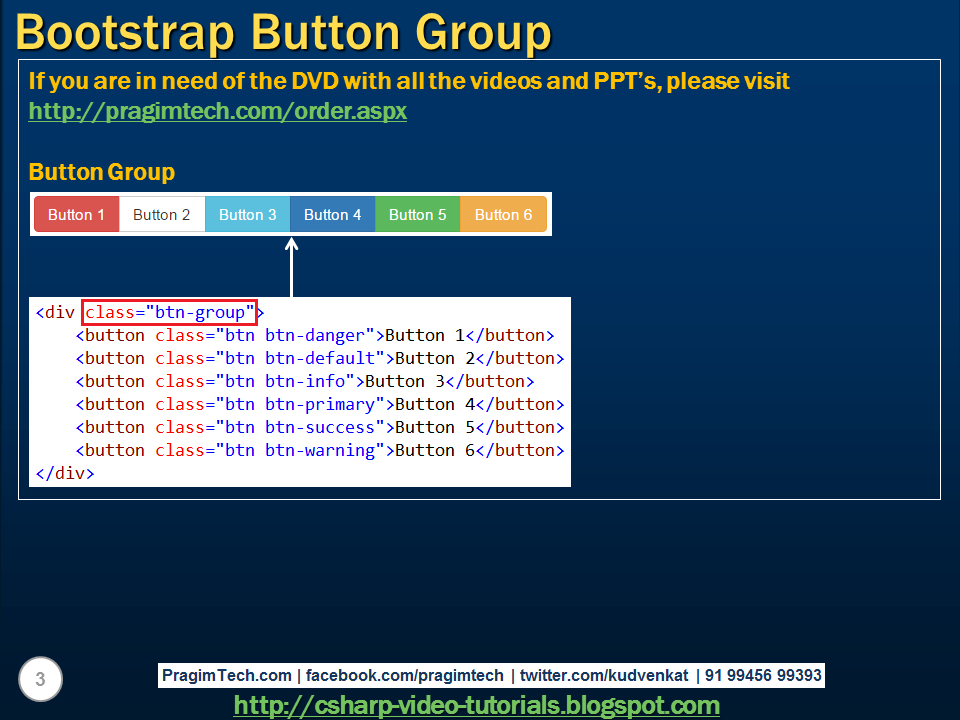 Sql Server Net And C Video Tutorial Bootstrap Button Group