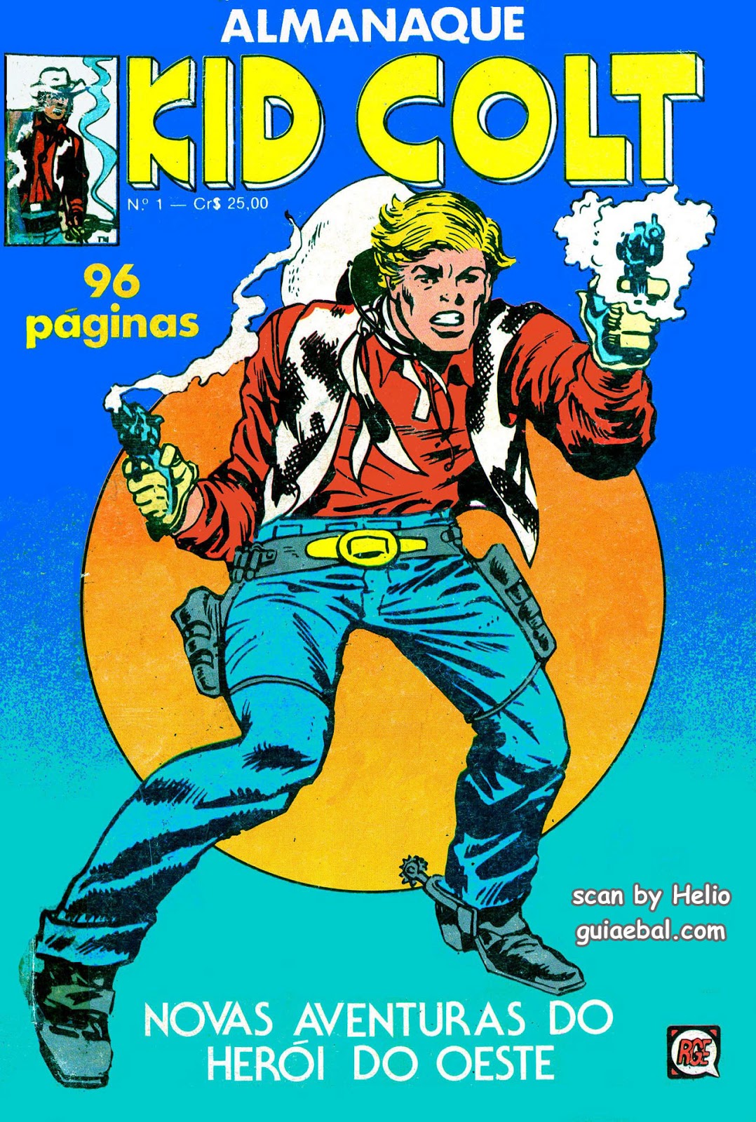 ROCK & QUADRINHOS SCANS: ALMANAQUE KID COLT 1(RGE)-OUTUBRO DE 1979