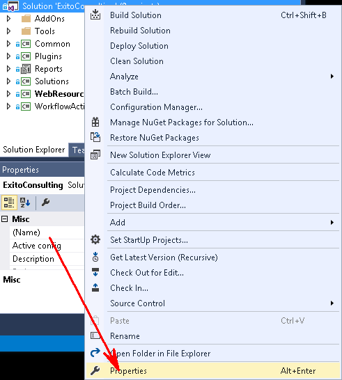 HOW TO: Organize Visual Studio Solution for Microsoft Dynamics CRM ...