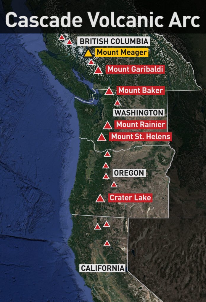 Miger volcano in Canada shows signs of activity