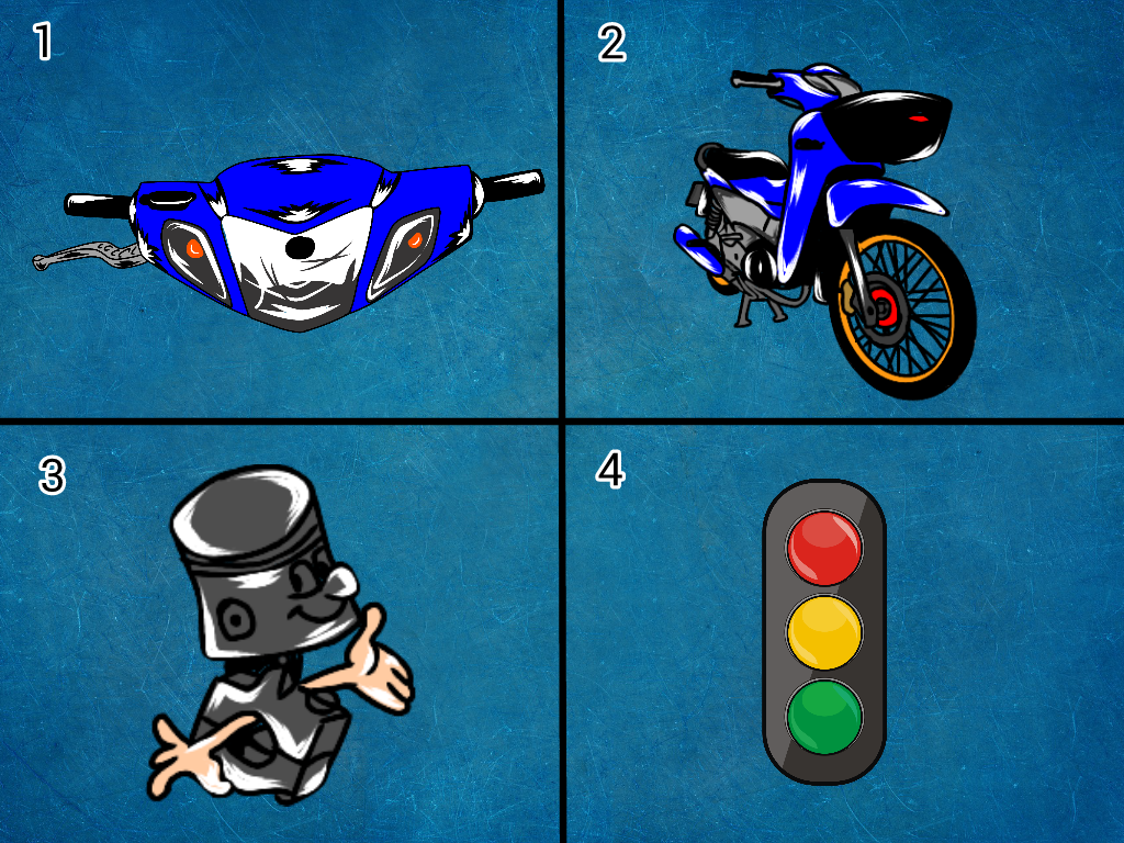 Kumpulan mentahan anime buat stiker racing part 4