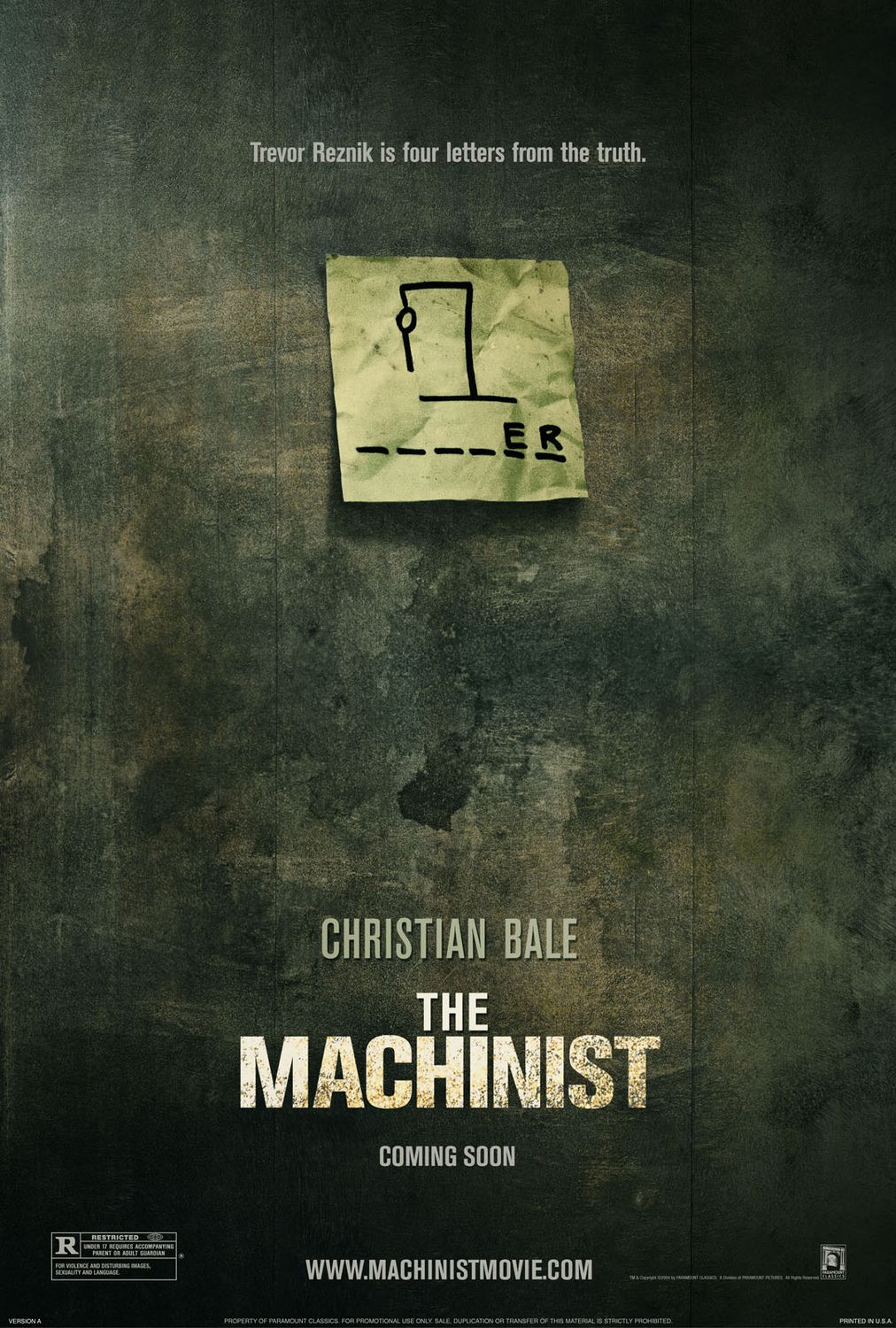 CineXtreme: Reviews und Kritiken: The Machinist - Der Maschinist (2004)