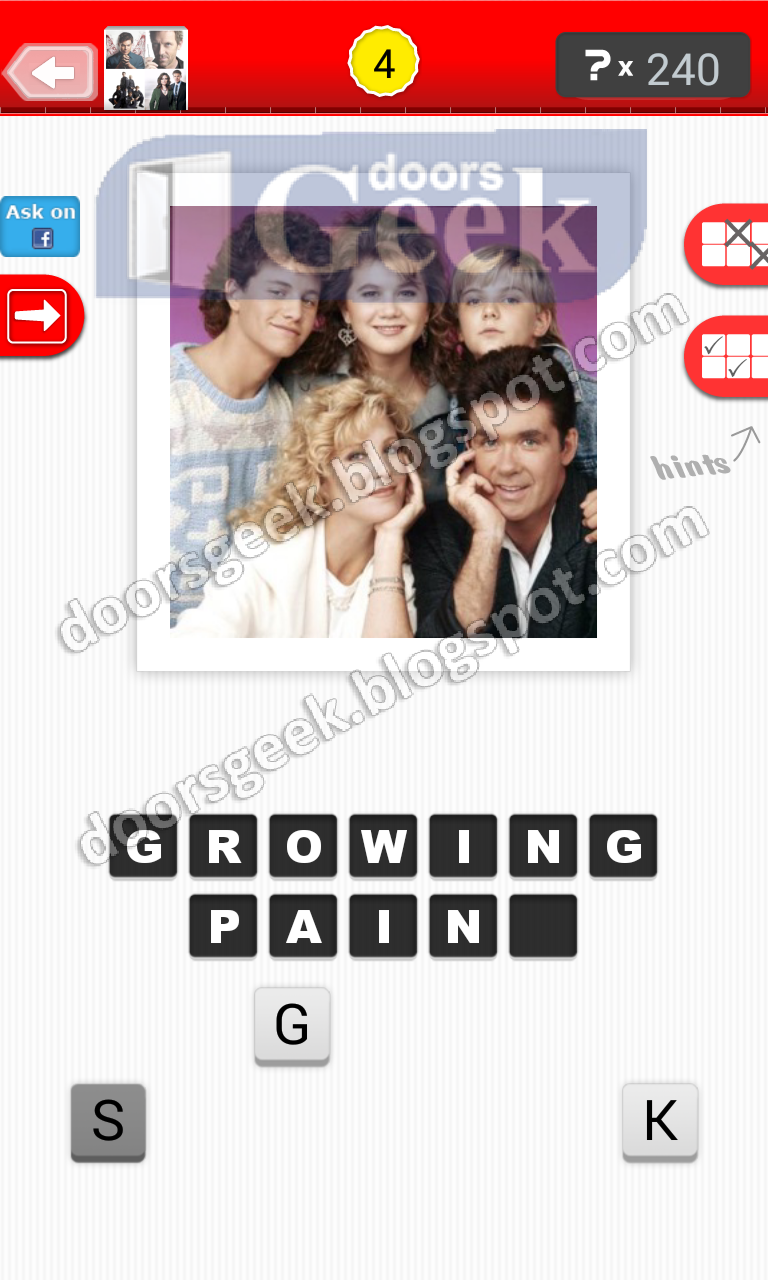 Guess the TV Show - Level 17-4 Answer ~ Doors Geek