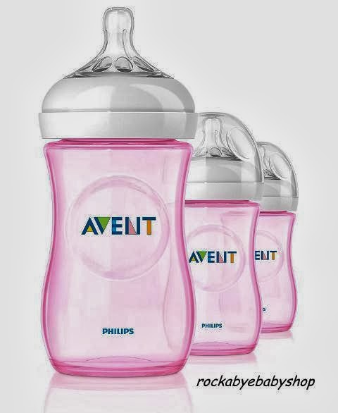 AVENT 9oz Natural PP Bottles, 3 Pk, Pink RM120 | (example: ZoomTemplate)