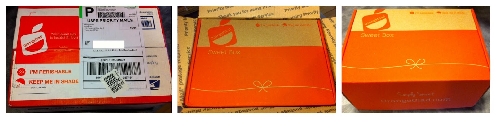 Tickled Pink in the Rain: New Sweet Box Subscription Orange Glad Review ...
