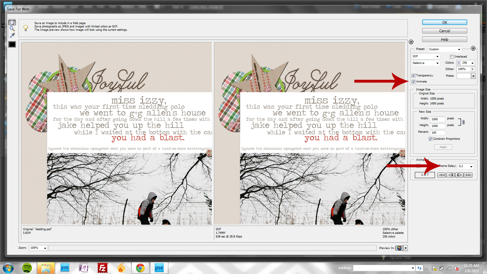 crashnotes: creating an animated layout
