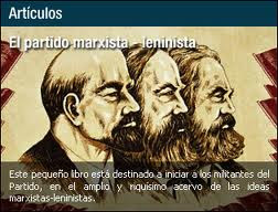 UN RINCON REVOLUCIONARIO: El partido marxista-leninista.